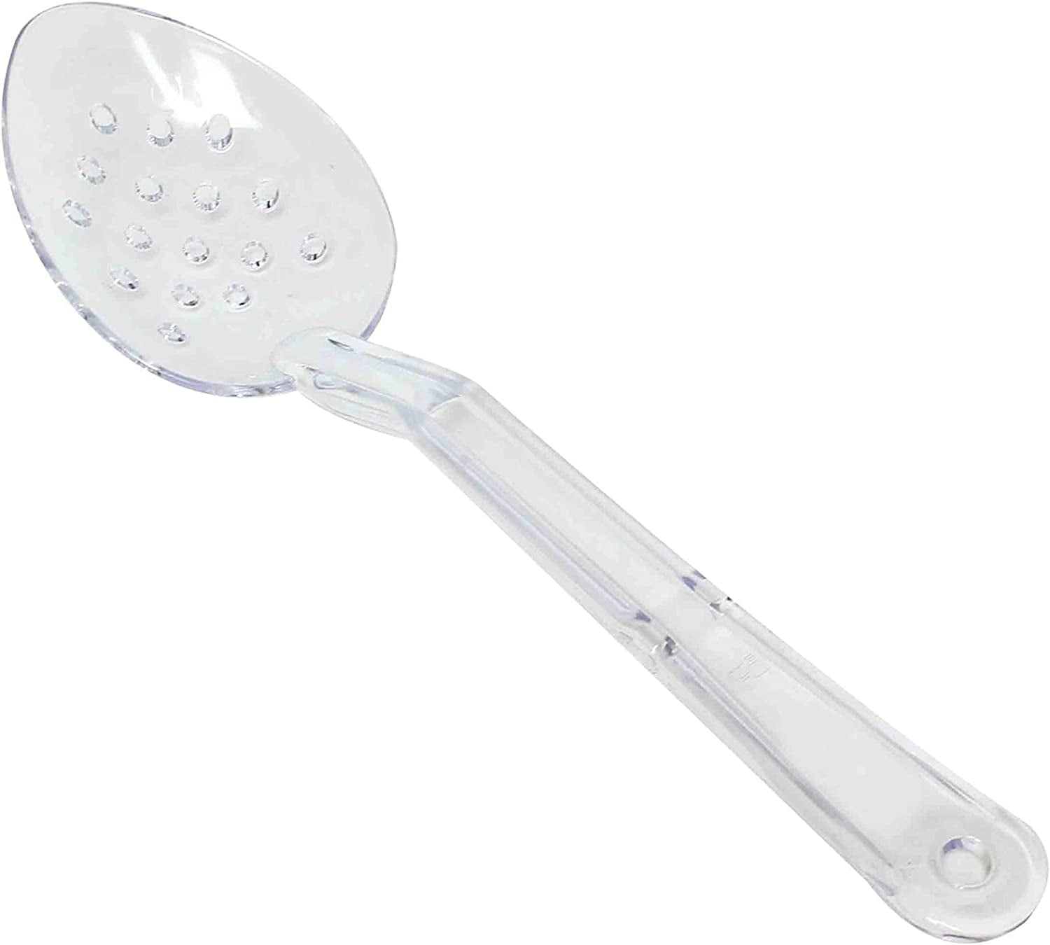 TrueCraftware - 13-Inch Perforated Serving Spoon, Polycarbonate, Clear ...