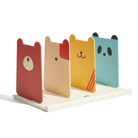 bookend,7 Adjustable Positions Bookend Rooms Book 4 Sorter Document 4 ...