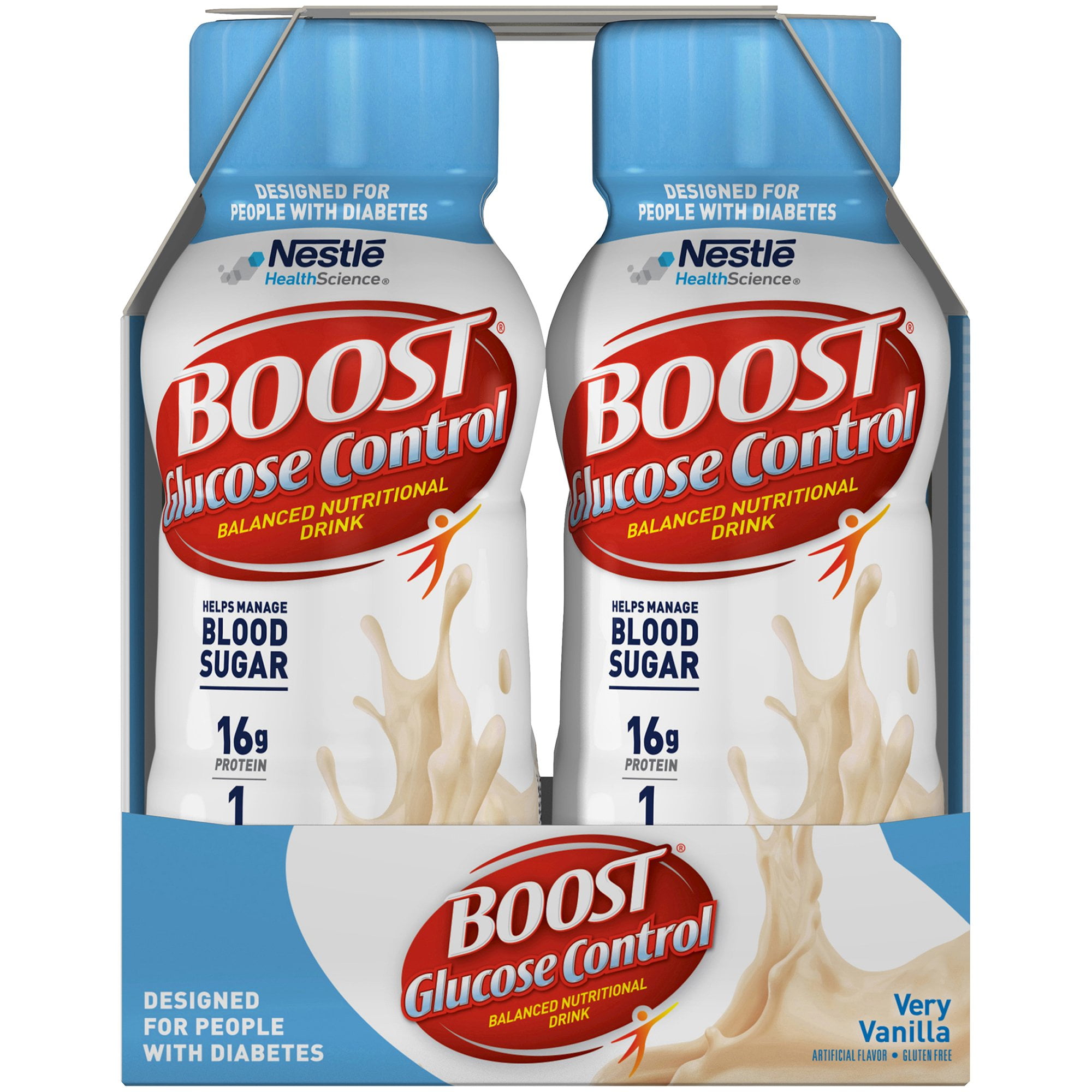 BOOST Glucose Control Nutritional Drink, Very Vanilla Nutritional Shake ...
