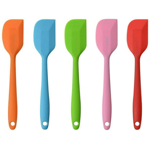 Silicone Spatulas, 11 inch Rubber Spatula Heat Resistant Seamless One ...