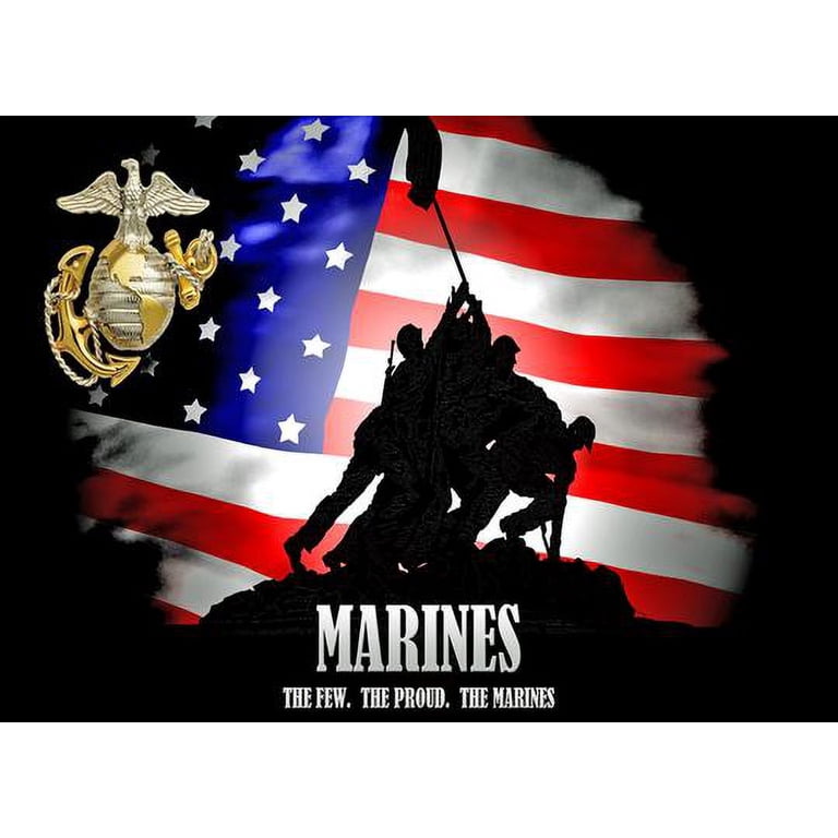 The Few The Proud The Marines Logo