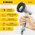 Synoshi Electric Scrubber, Cordless Waterproof Spin Cleaner, 3 Brush ...