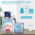 1.1Gal White Water Distiller, 750W with Temperature Control & Plastic ...