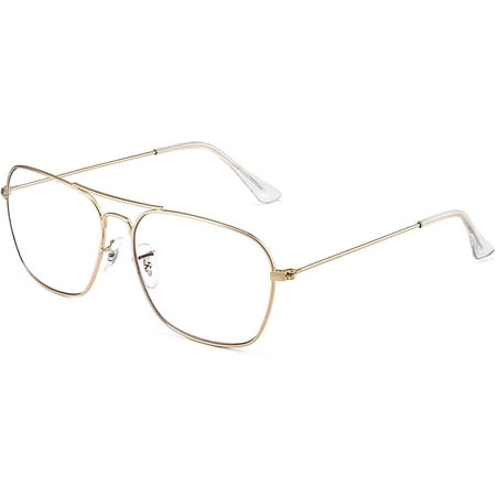 Vintage Aviator Blue Light Blocking Computer Glasses for Men Women ...