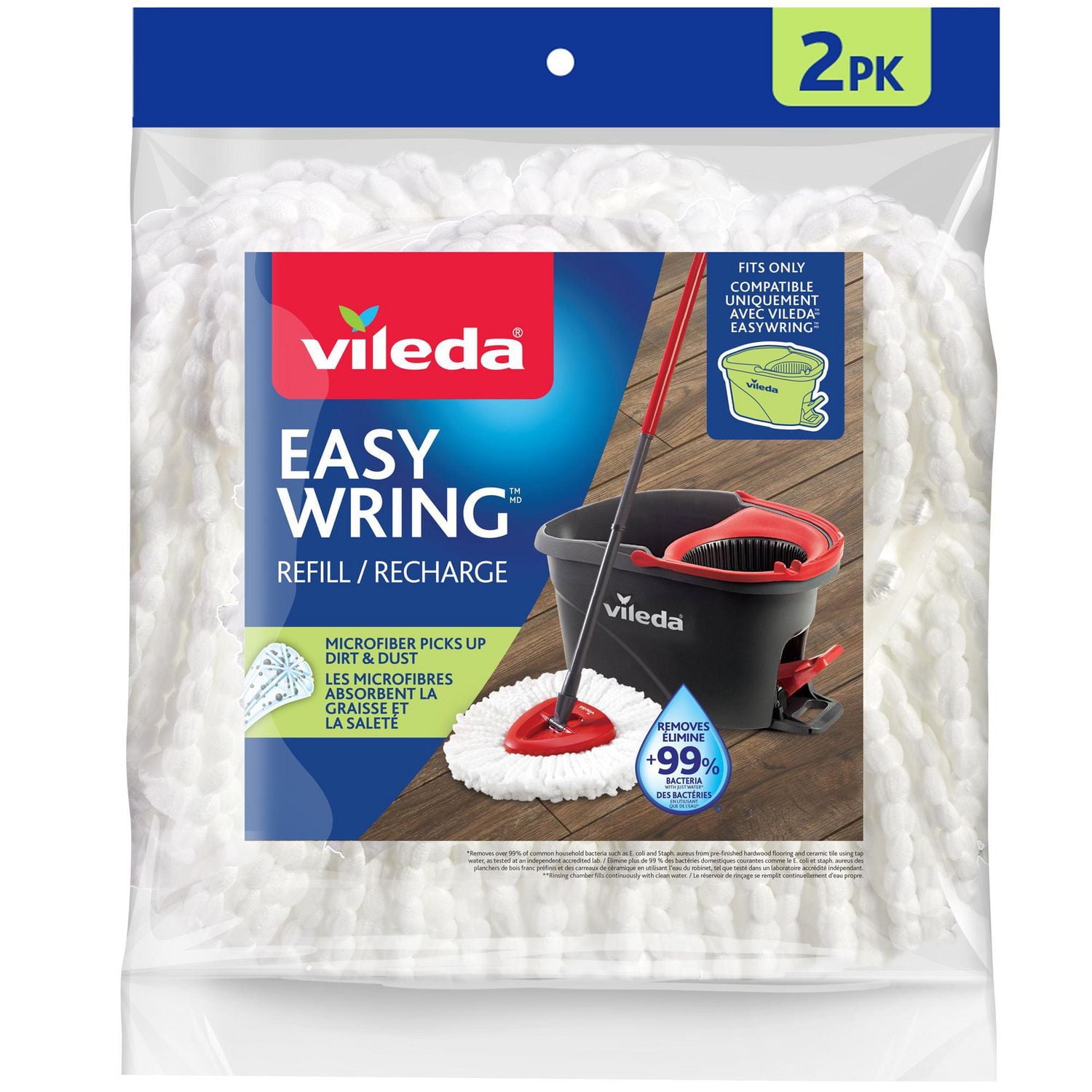 Click here for Vileda Easywring Spin Mop Microfibre Refill (2-Pac... prices