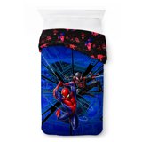 Spider-Man Kids 2-Piece Twin/Full Reversible Comforter and Pillowcase ...