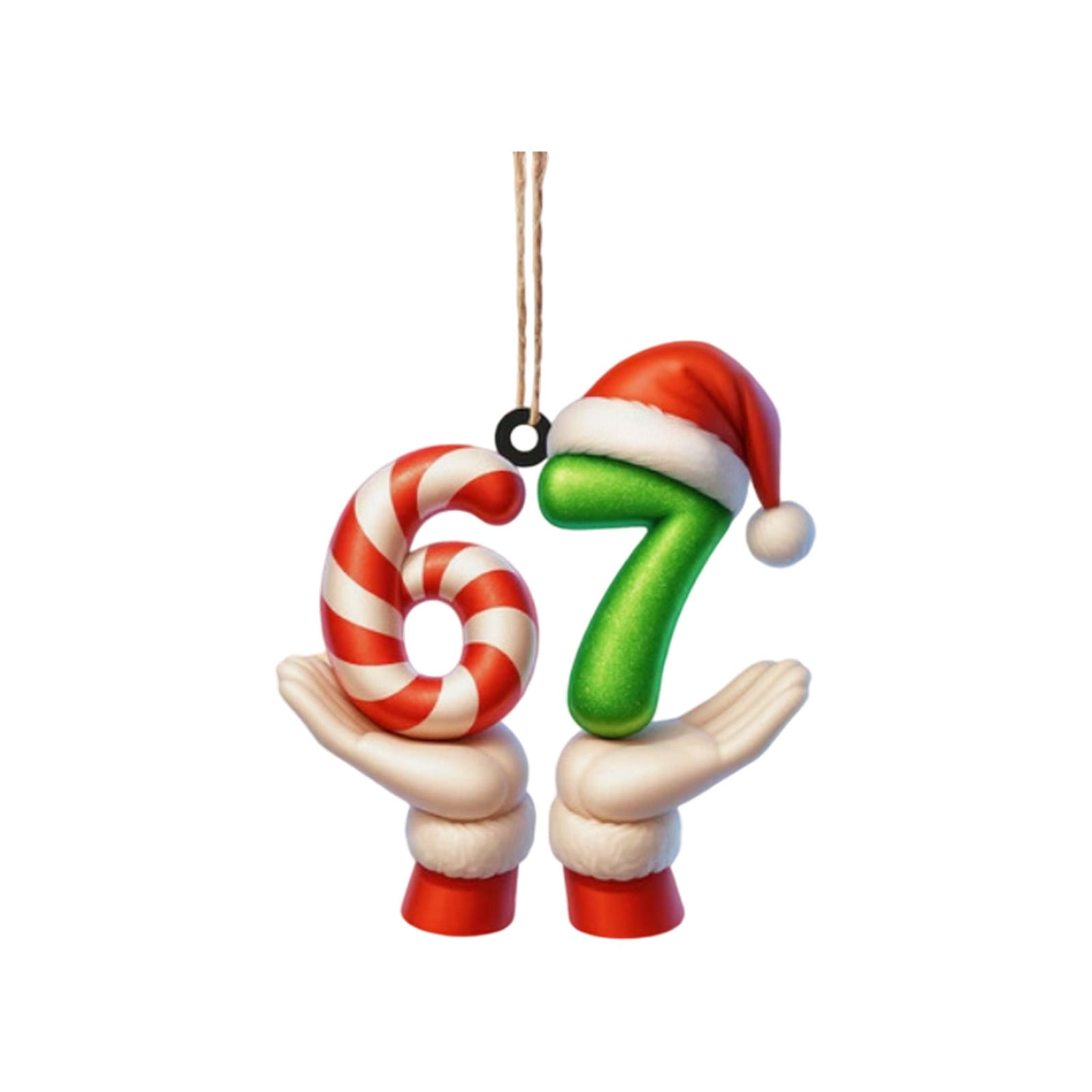 Click here for Maple Nest Six Seven Christmas Ornament 2025 2d Ac... prices