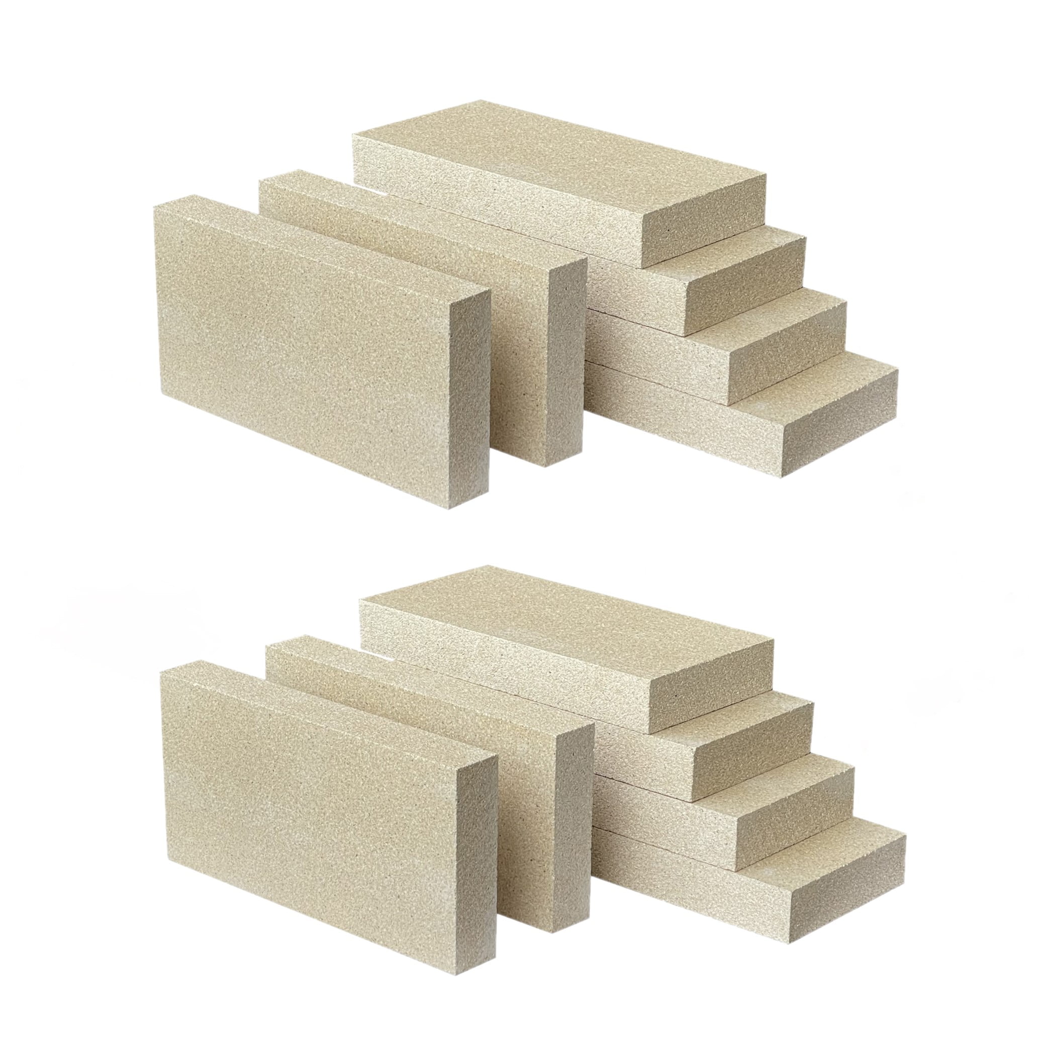 Protalwell Woodstove Firebricks, Size 9″ x 4-1/2″ x 1-1/4″, Upgrade ...