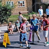 Kid Playing Caution Sign – THICK AND HEAVIER Children Safety Slow Road ...