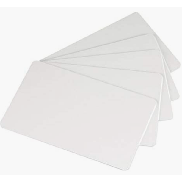 ID Zone Premium White Blank Plastic CR80 30 Mil PVC Cards for ID Badge ...