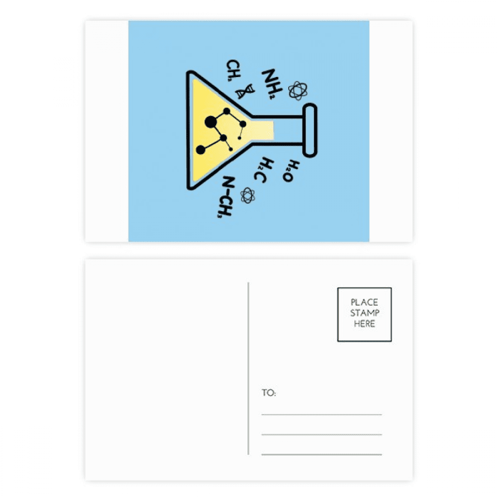 Química de la fórmula animada Juego de postales Cumpleaños Tarjeta de ...