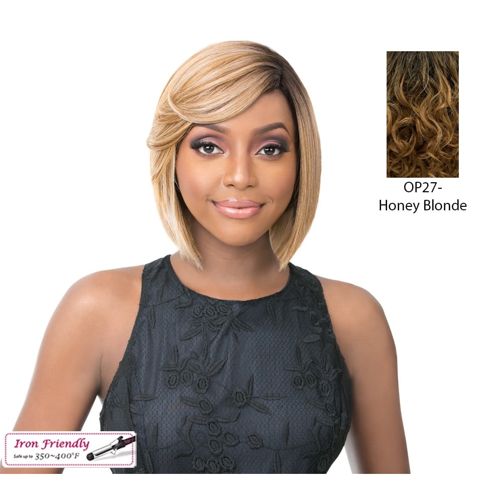 Synthetic Annalize Wig Full Wig: Short Straight Blunt With Bang,Op27 - Walmart.com