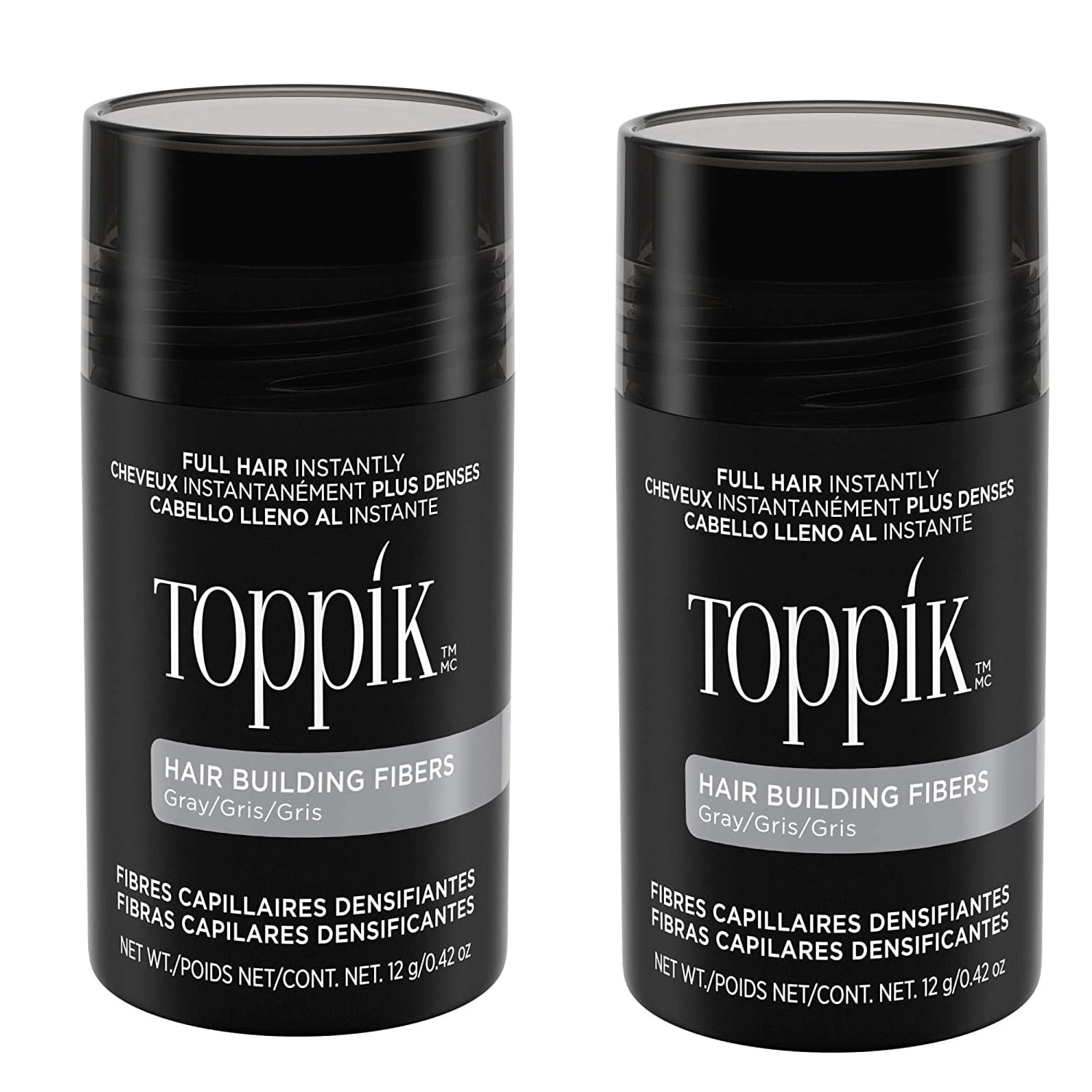 Toppik Hair Building Fibers Fill In Fine Or Thinning Hair Gray 0 42
