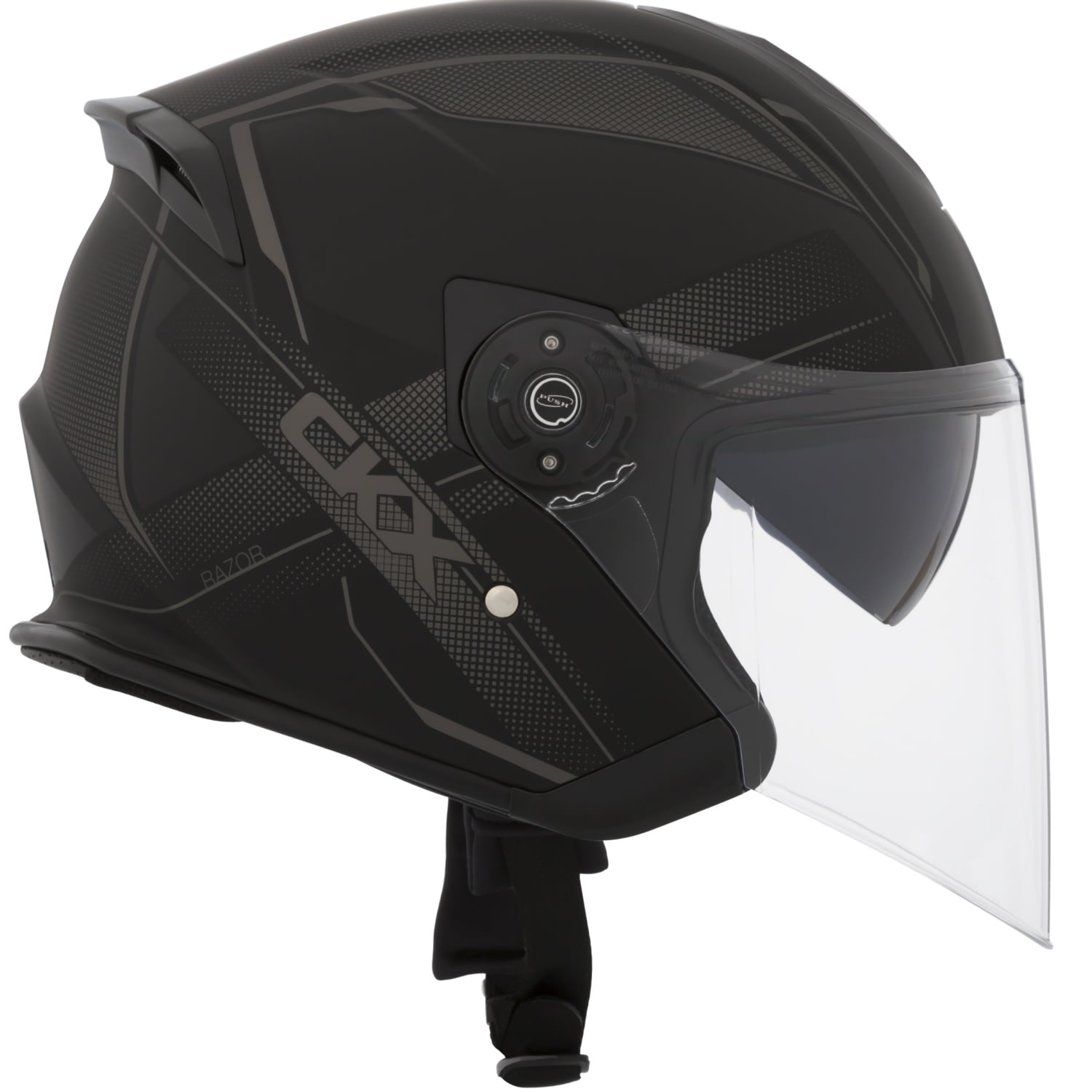 Ckx X Razor Rsv Open Face Helmet Single Shield