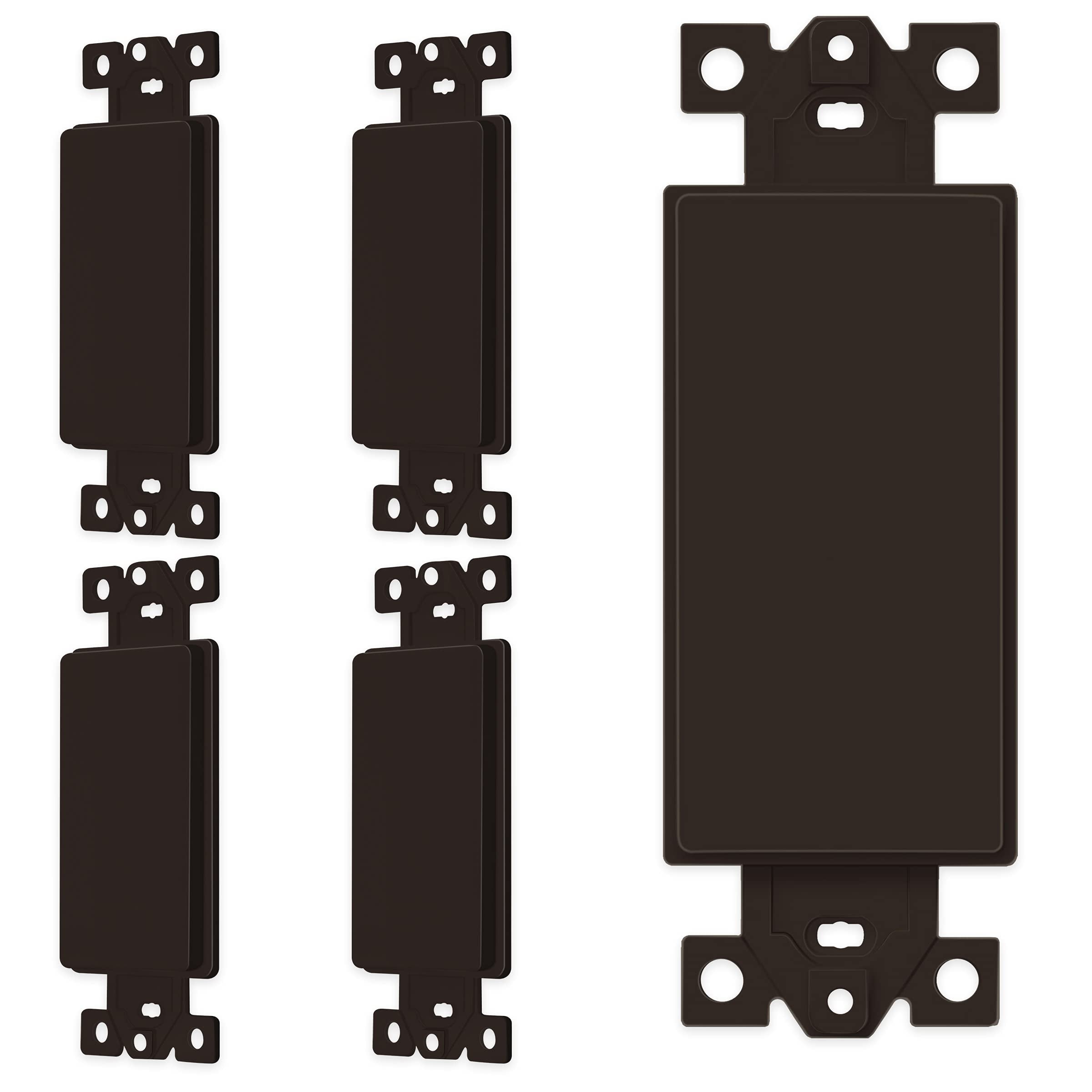 ENERLITES Blank Adapter Insert for Decorator Wall Plates, Unbreakable ...
