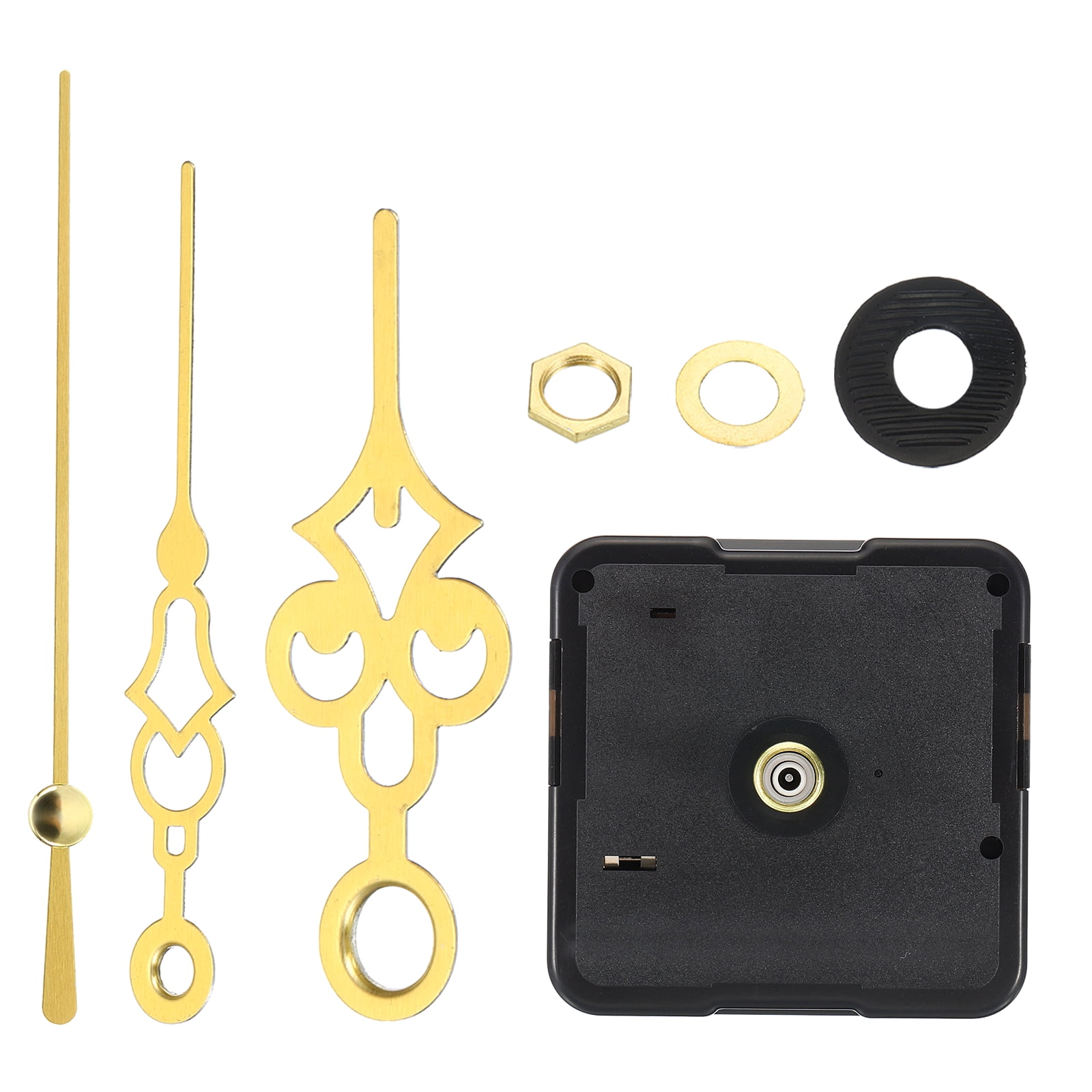 Uxcell Quartz Clock Movement 1/2" Total Shaft for 2 to 3mm Clock Dial ...