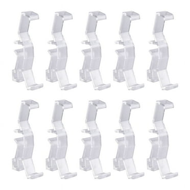 12/20 PCS Blind Valance Clips Clear Plastic Valance Retainer Clips ...