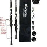 Xtrempro TK01-BK Hiking Trekking Poles Sticks Lightweight 7075 Aluminum ...