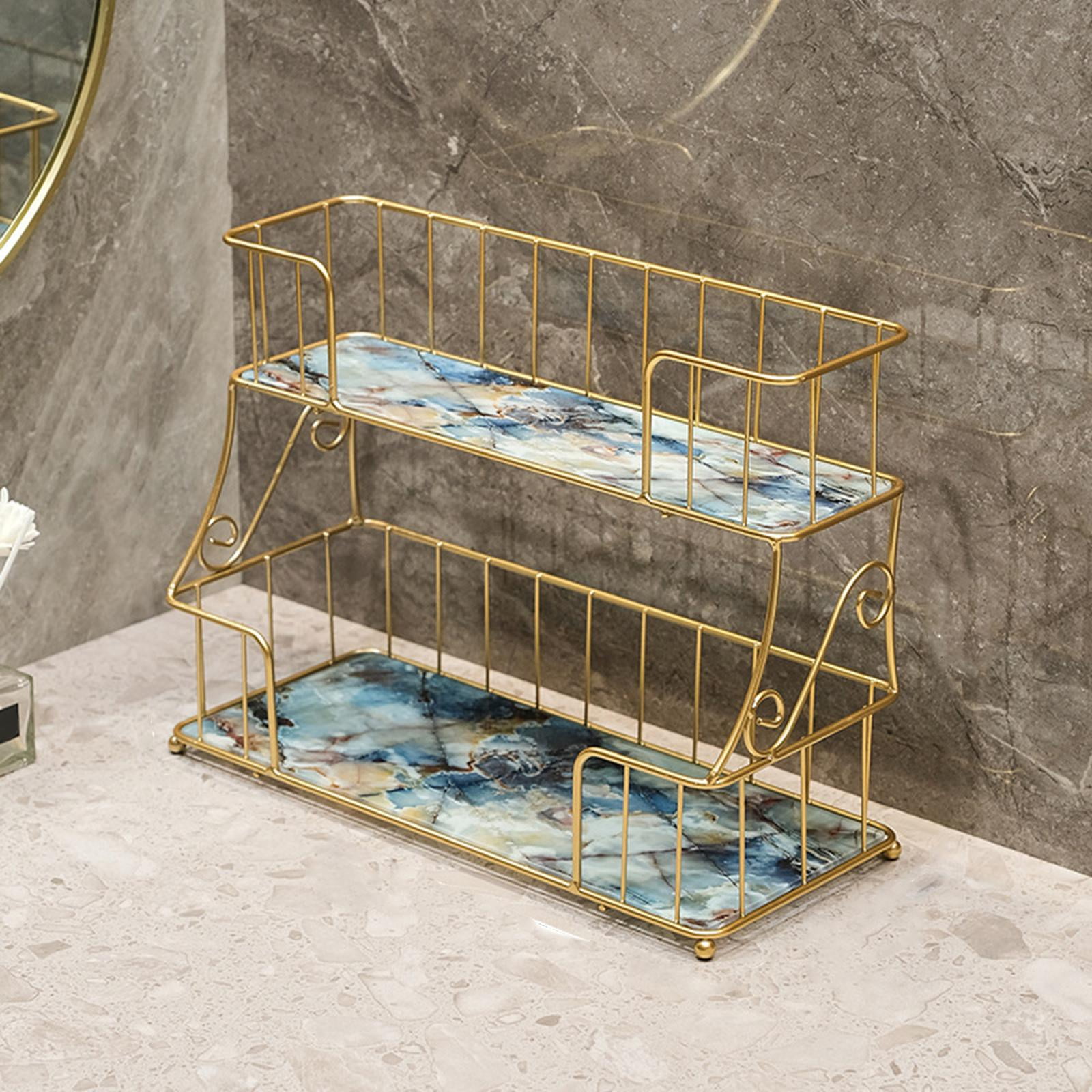 2 Layer Bathroom Organizer Rack Makeup Storage Rack Shower Shelf ...