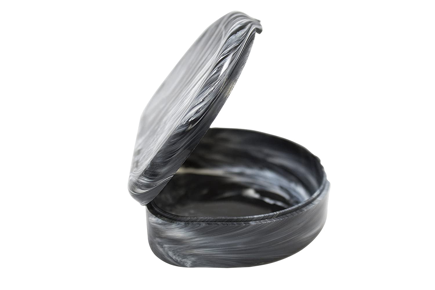 Vivid Orthodontic Marble Retainer Case With Hinged Lid Snaps Portable ...
