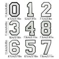 Iron-On Numbers 8 for Clothing, Large Fabric Letters for Backpacks Hats ...
