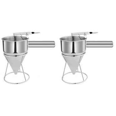 5L Manual Donut Depositor Dropper Dough Batter Dispenser Hopper Maker ...