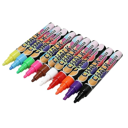 Agiferg Chalk Markers Chalkboard Markers 12 Pack Neon Wet Erasable ...