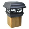 Moonrays Solar Powered LED Fence Post Cap - Walmart.com