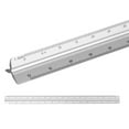 Aluminum Triangular Scale Ruler Architect Ruler Drafting Ruler for Engineers 1:100 1:200 1:250 1 ...