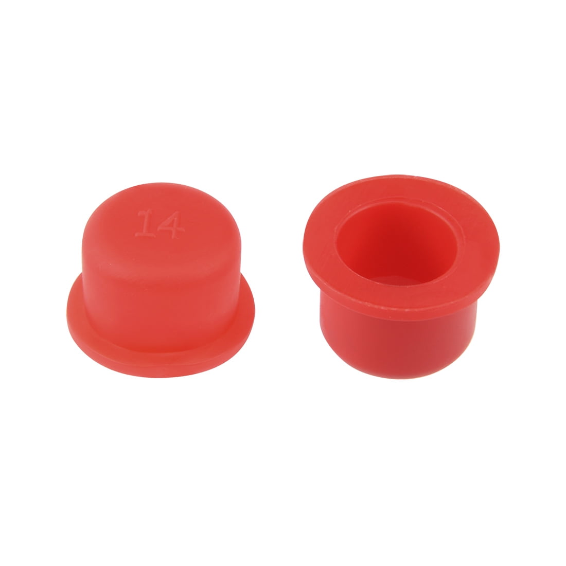 40pcs PVC M14 Round Head Threaded Hole Stoppers Waterproof Tapered Caps ...