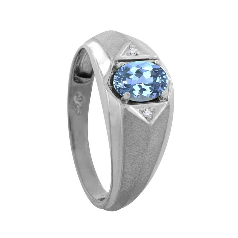 Blue Topaz Rings For Men