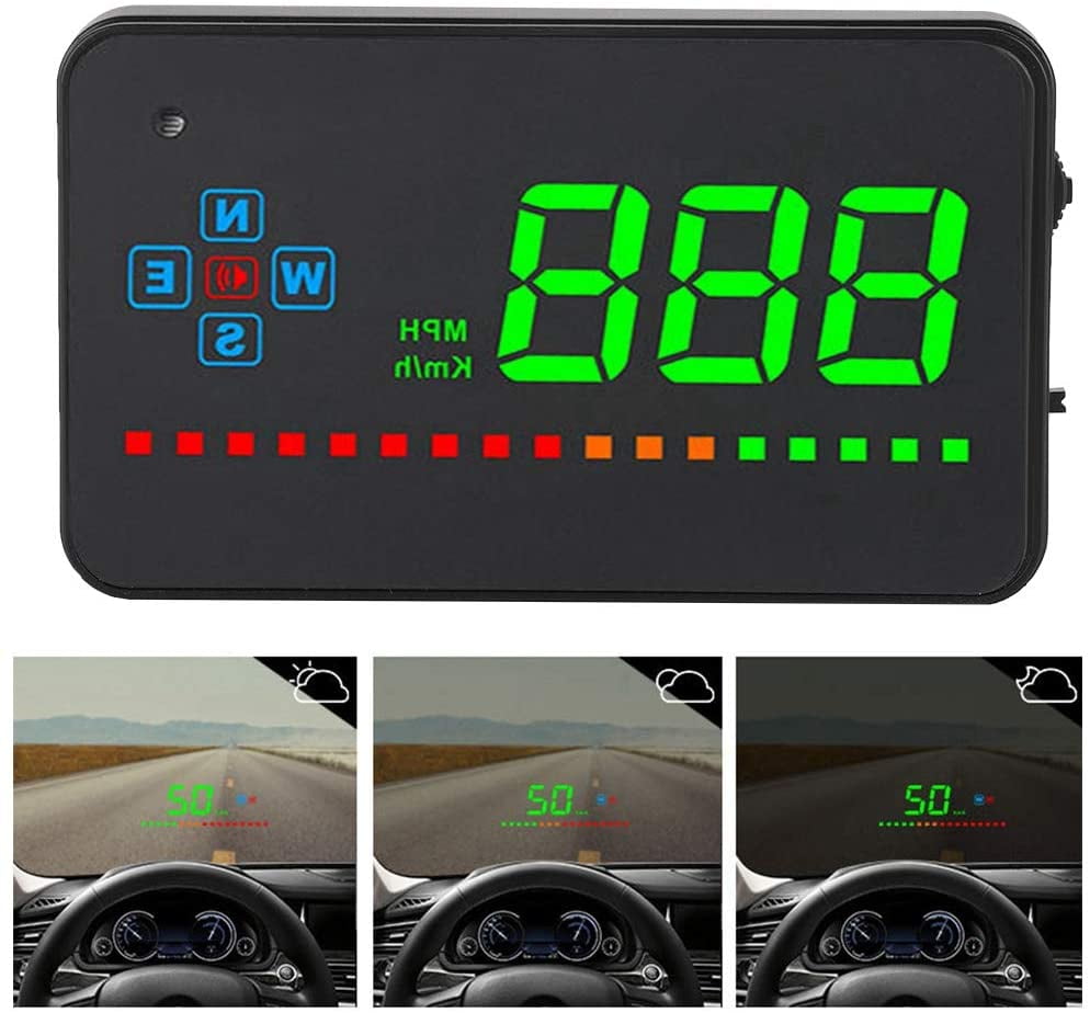 Universal Auto Head Up Display, Automatic Power On / Off GPS HUD ...
