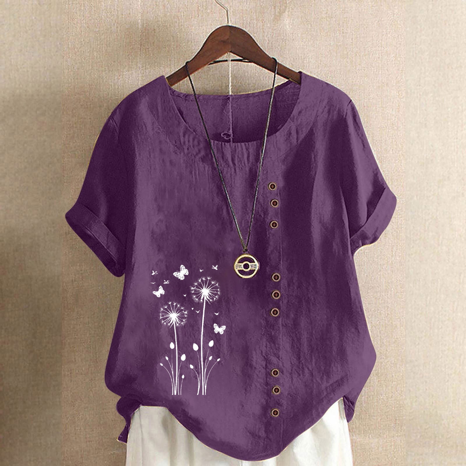 Click here for Staron Women Tops Summer Clearance Cotton Linen Su... prices