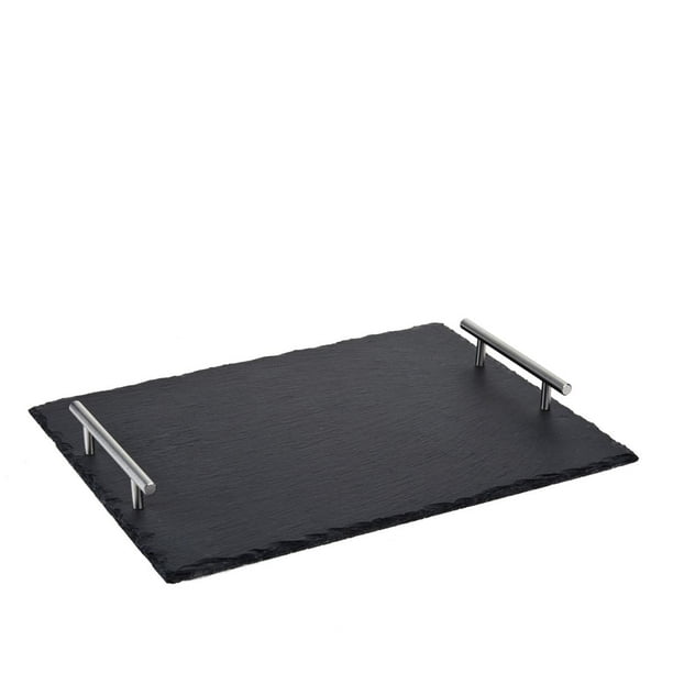 Wolfgang Puck Slate Tray with Stainless Steel Handles Model 679-689 ...