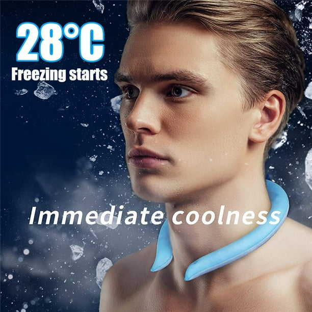 Neck Cooling Tube | Wearable Cooling Neck Wraps for Summer Heat I Hands ...