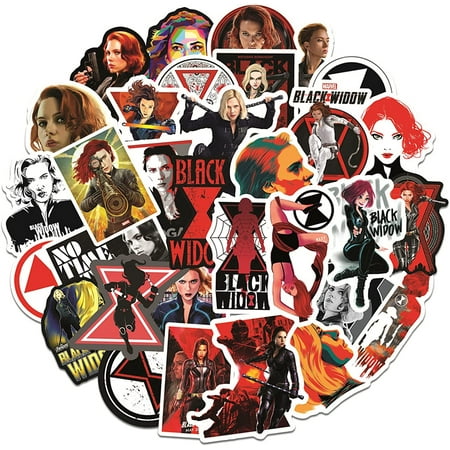 Black?Widow?Stickers,Scarlett?Johansson Stickers,Natasha Stickers for ...