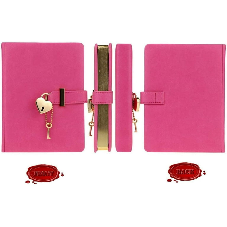 Diary With Lock Back