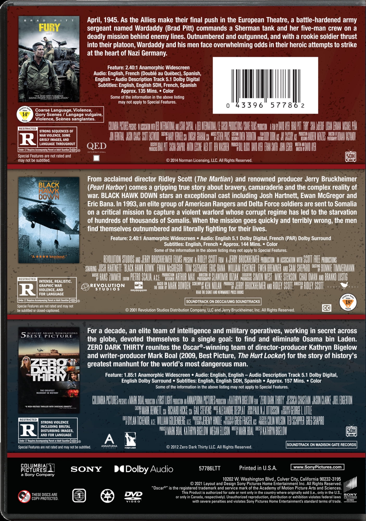 Fury Brad Pitt Dvd Cover