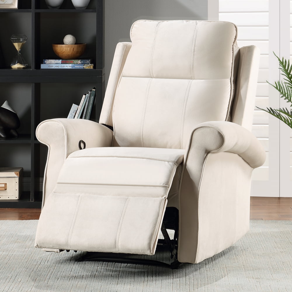 Manual Push Back Reclining Chair with 90-160 Degrees Adjustable ...