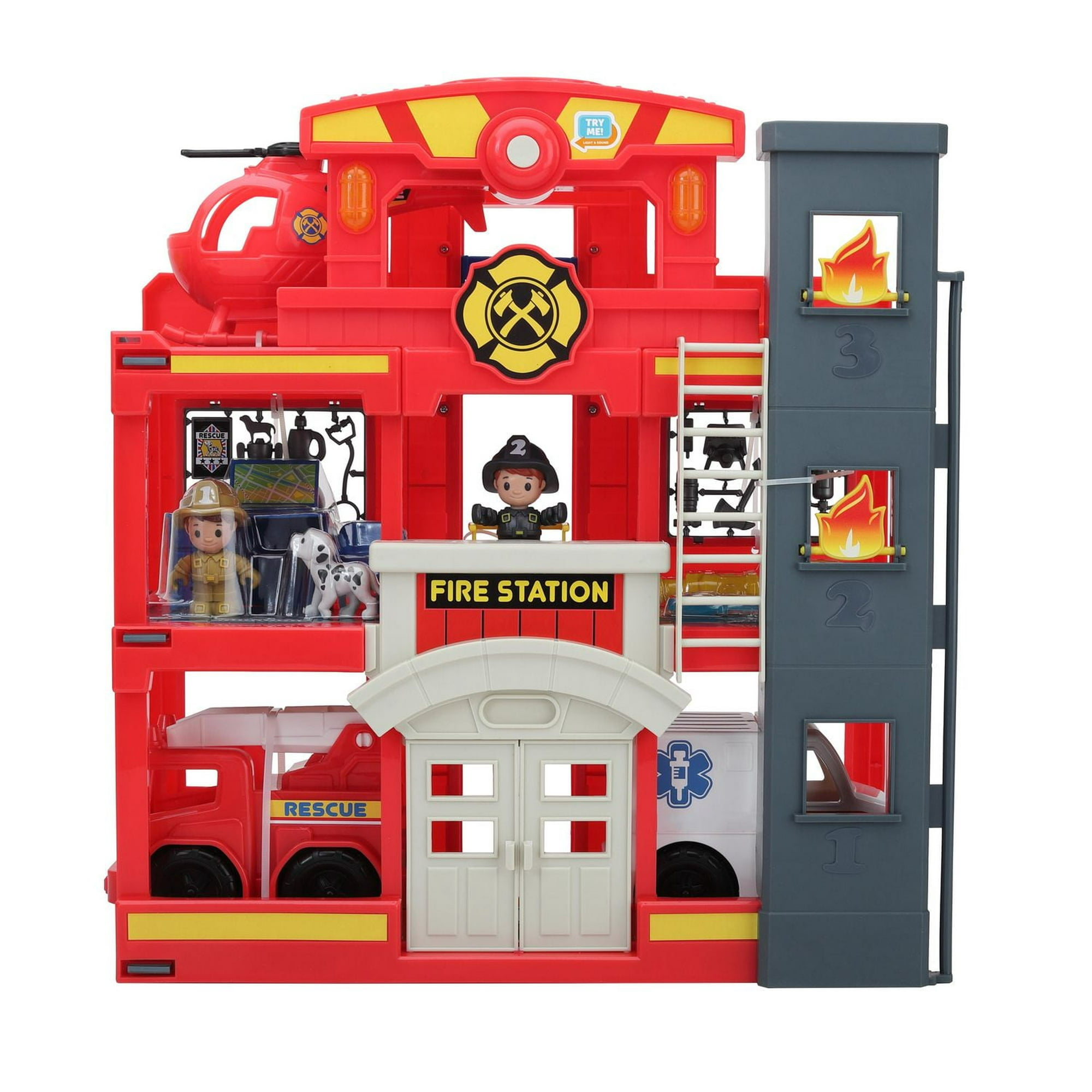 Click here for Kid Connection Fire Station Playset prices