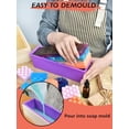 DIY Soap Making Kit with Rectangular Loaf Mold, Adjustable Wooden ...