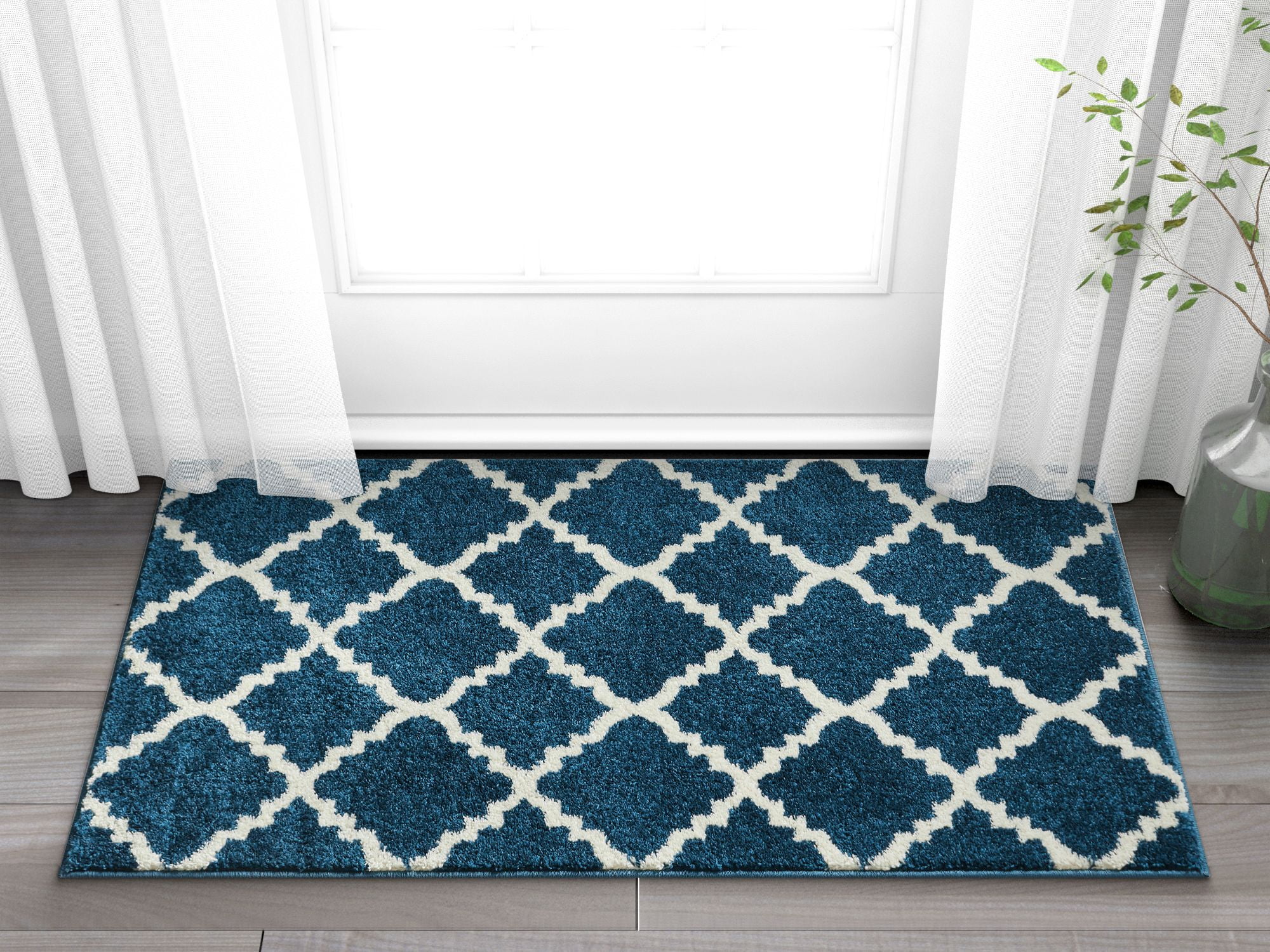 Well Woven Sydney Lulu's Lattice Modern Area/Oval Rug - Walmart.com