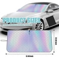 57.48"x32.68" Windshield Sun Shade,Foldable Sun Shade for Windshield ...