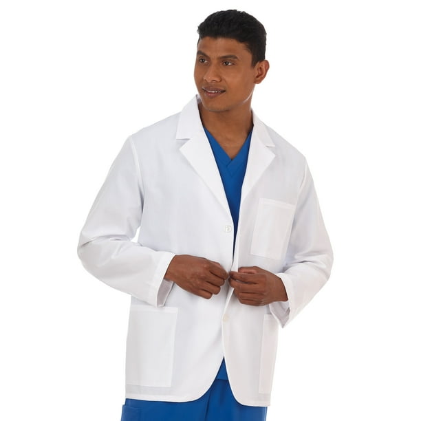 Meta Fundamentals Mens 30" Consultation Labcoat, Style 15103 - Walmart.com