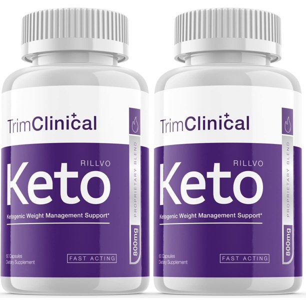 2 Pack Trim Clinical Keto Advanced Ketogenic Formula 120 Capsules ...