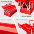 BIG RED 18" Tool Box Portable Steel/Metal Locking Toolbox Organizer ...