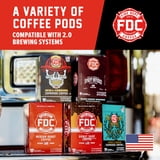 Fire Department Coffee Skull-Crushing Espresso Dark Roast K-Cup Coffee ...