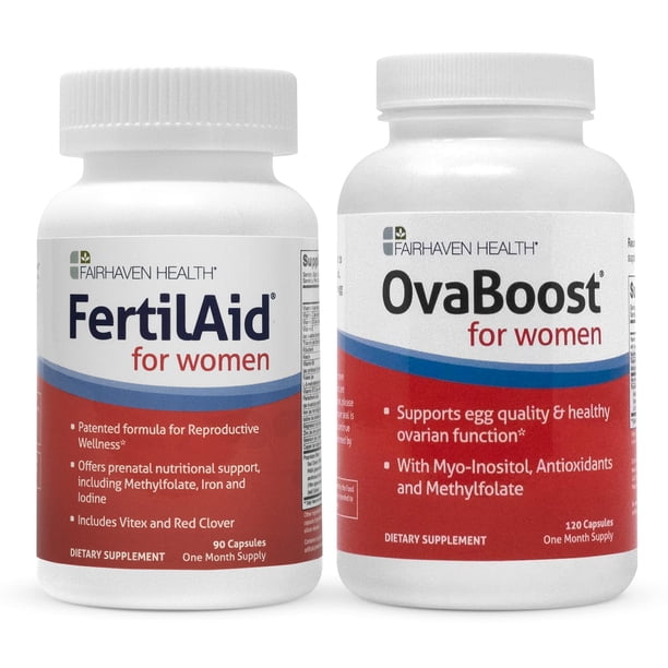 Suplemento de fertilidad Fairhaven Health FertilAid para mujeres ...