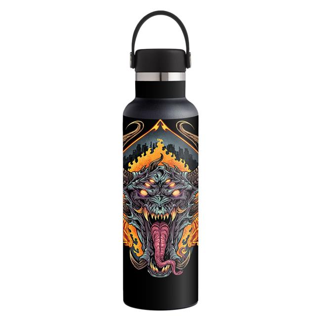 MightySkins HFST21-Demon Face Skin for Hydro Flask 21 oz Standard Mouth ...