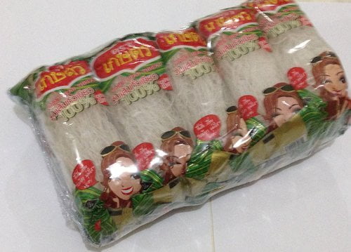 Kaset Bean Thread Glass Noodles 1.41 Oz (40 G) x 10 From Thailand BIG ...